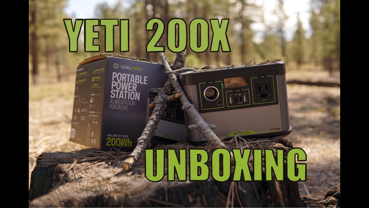 Goal Zero Yeti 200X Unboxing and Review - YouTube