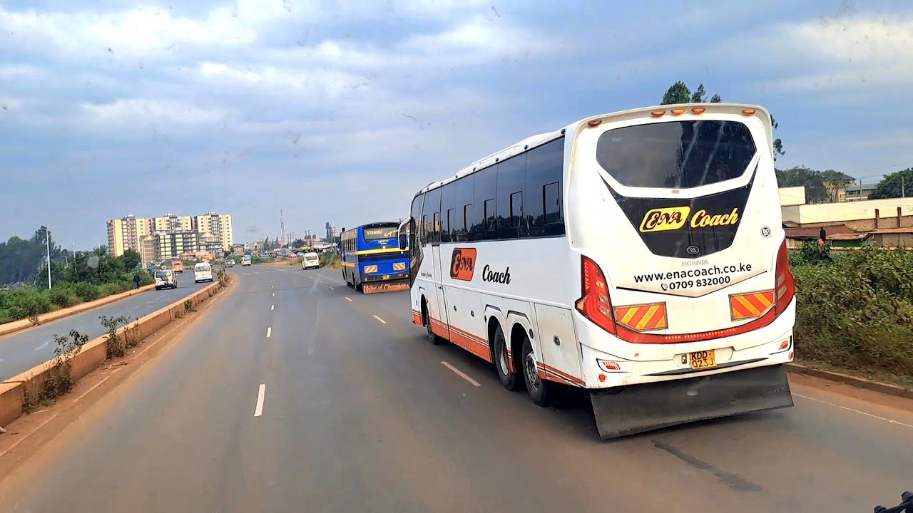 ENA COACH SCANIA F360 UP AGAINST NYAMIRA EXPRESS MV123 - YouTube