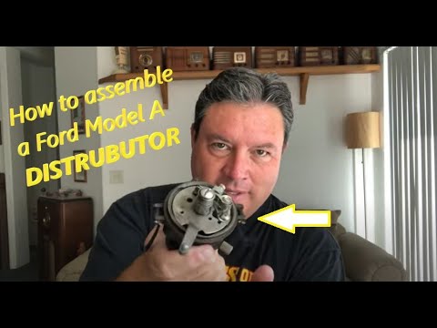 How to assemble a Ford Model A distributor. How to adjust points. - YouTube