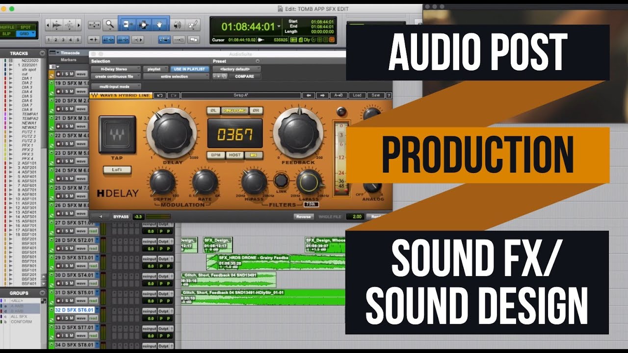 Audio Post Production for Film 101 - Sound Effects Editing and Sound ...
