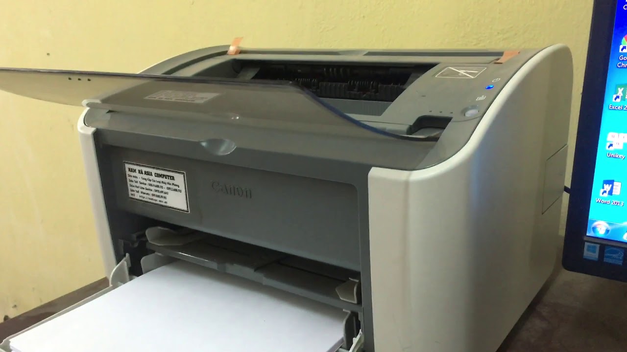 Hướng dẫn cài nhanh máy in canon 2900 , setup canon 2900 - YouTube