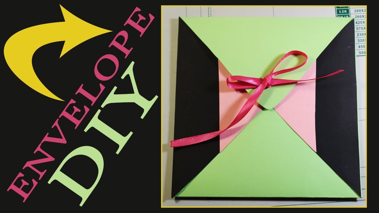 How to Make Envelope - DIY Easy Tutorial 39 - YouTube