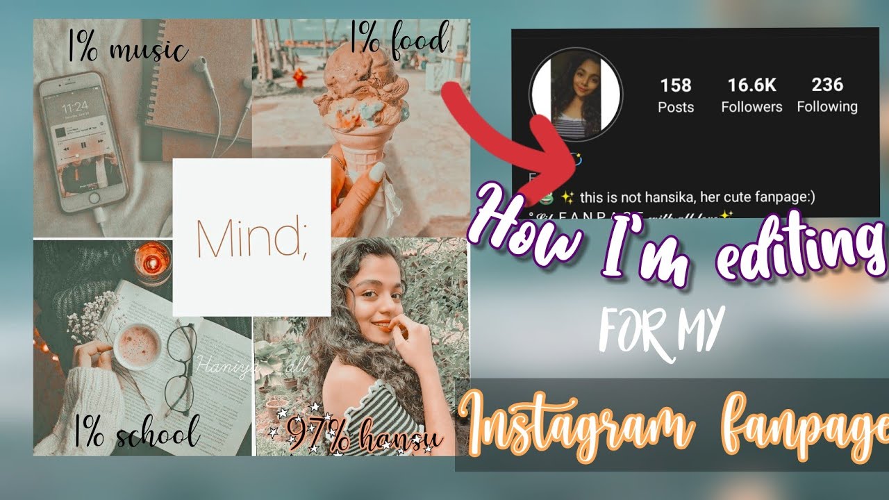 ★How I'm editing for my Instagram fanpage★ Aesthetic ★Alllqueen - YouTube