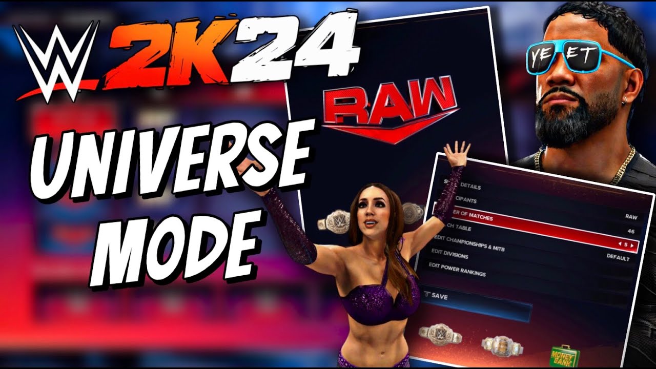 WWE 2K24 Universe Mode Part 1 (WWE RAW) - YouTube