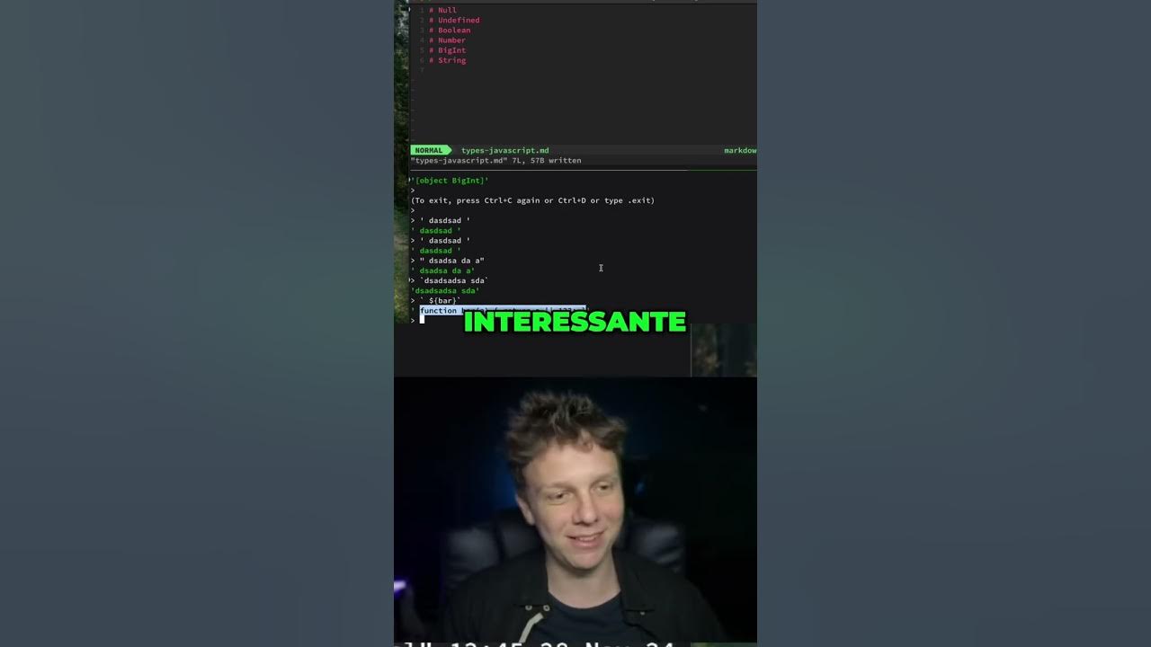 Tipos de Dados em JavaScript: Entenda BigInt e Muito Mais - YouTube