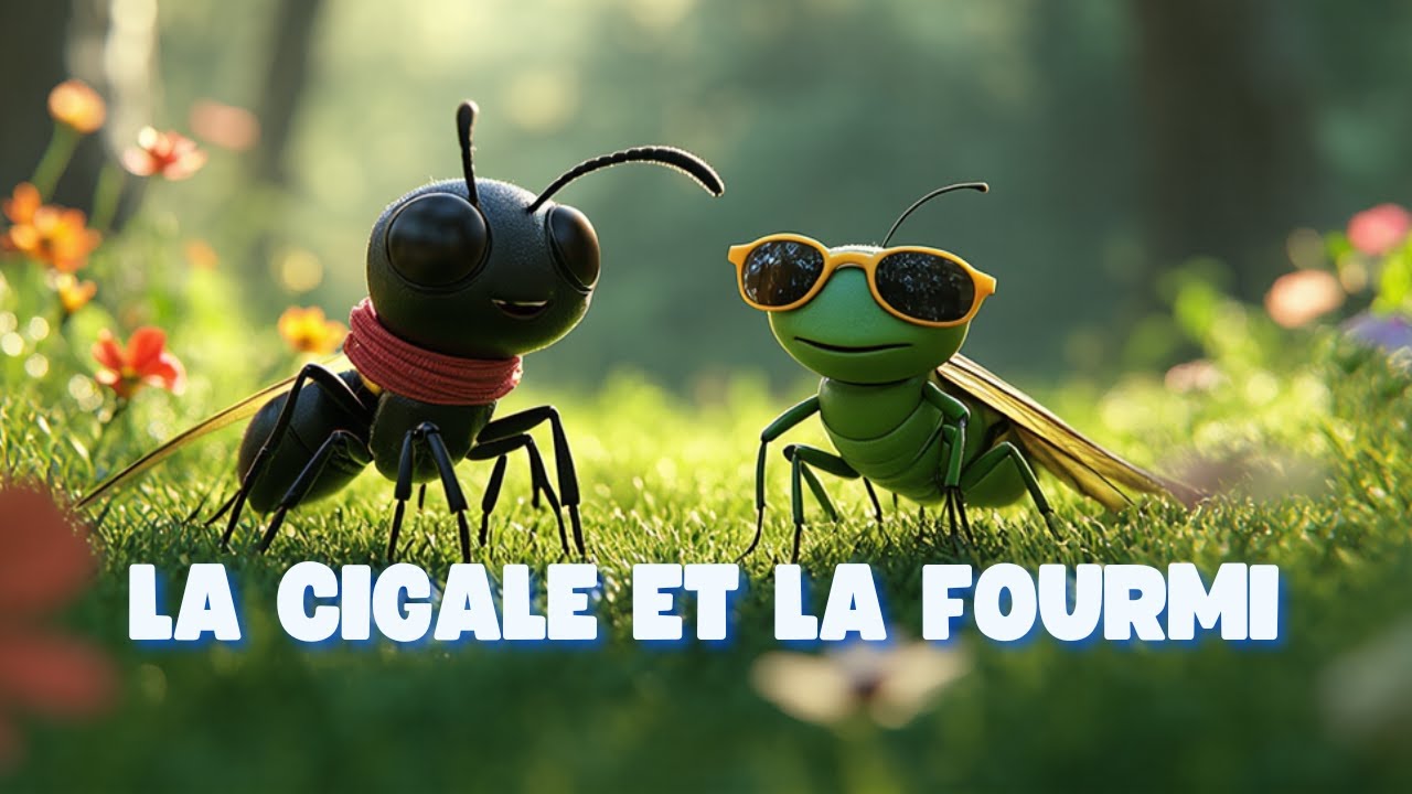 La cigale et la fourmi 🐜 l Dessin animé l Histoire pour les petits ...