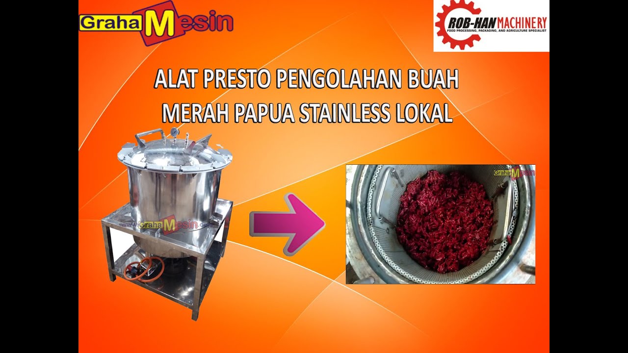 Alat Mesin Presto Lokal Sederhana Dan Serbaguna # ...