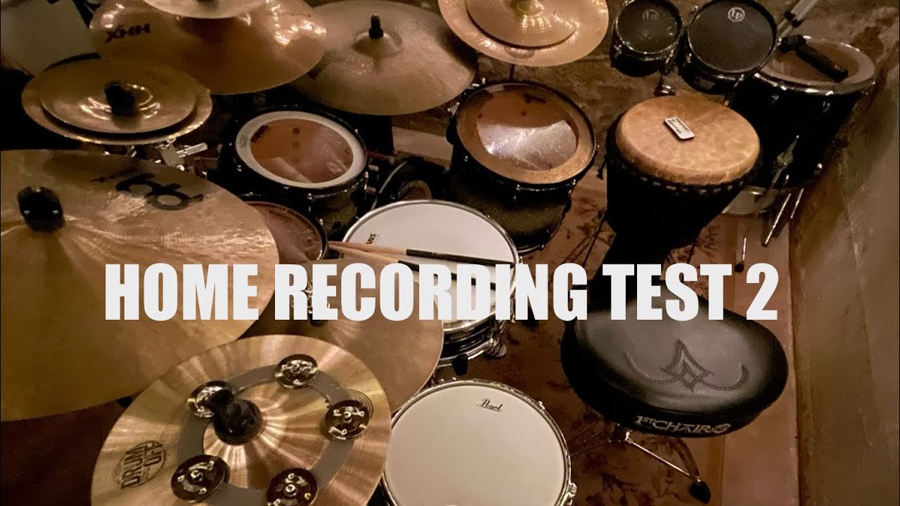 HOME RECORDING TEST 2 :: Drumming and recording with Zoom H6 and 3 ...