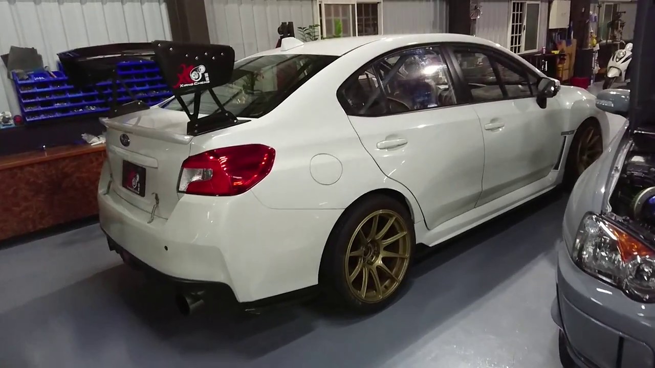 高雄岡山翔誠車業 廠車排氣管聲音 Subaru WRX STi Haltech ECU DynaPack Exhaust sound ...