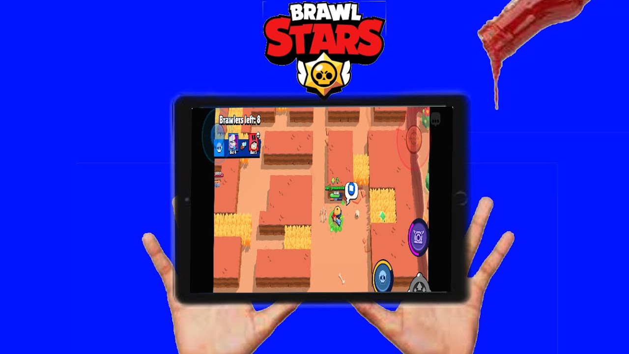 PLAYING BRAWL STARS WITH KETCHUP ON MY HAND (100 subs) - YouTube