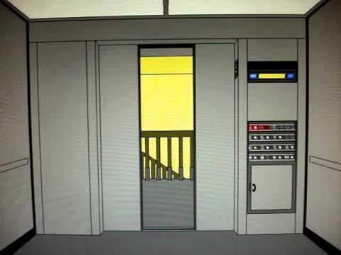 Animated: Dover HIGHdraulic Elevator at Central St. Parking Garage - YouTube