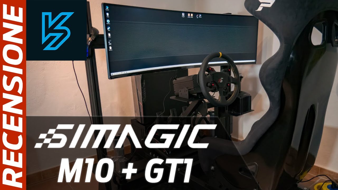 DIRECT DRIVE SIMAGIC M10 + GT1 - RECENSIONE - YouTube