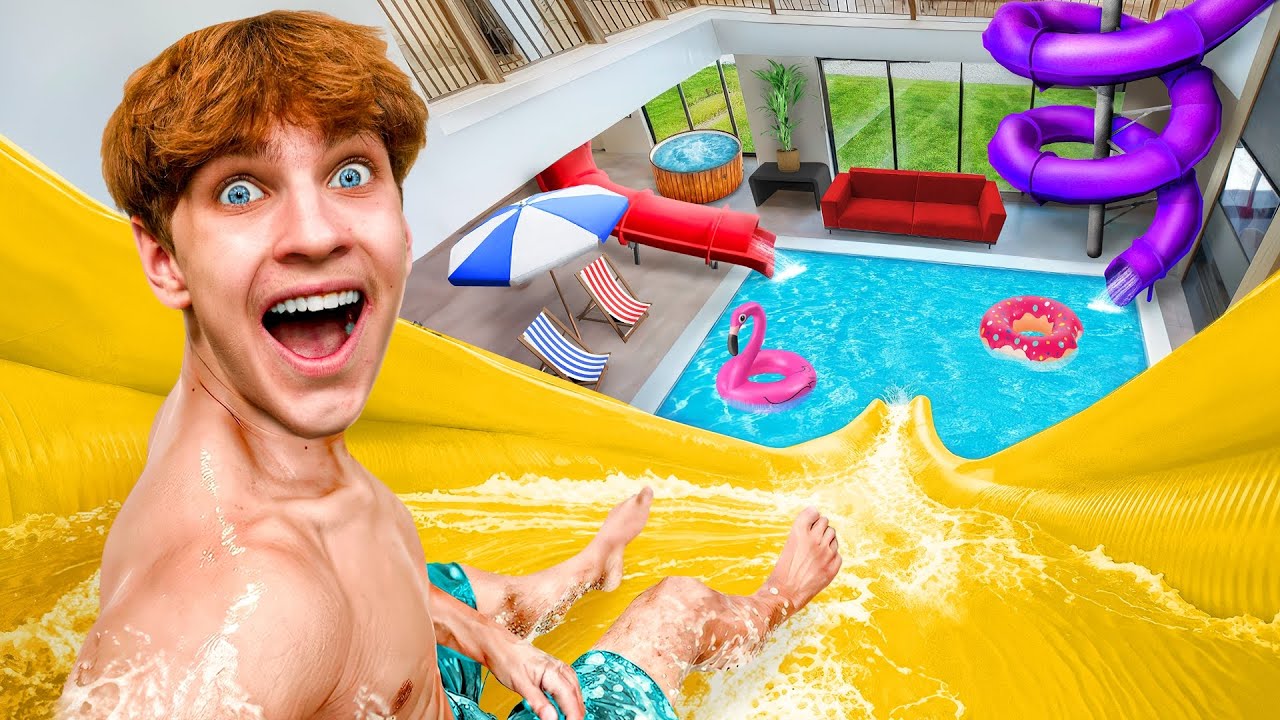 I Built 7 EXTREME Rooms in My House! - YouTube