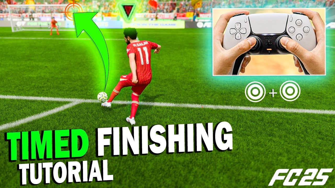 GREEN TIMED FINISHING TUTORIAL | How to TIME FINISH in EA FC 25 | EA FC ...