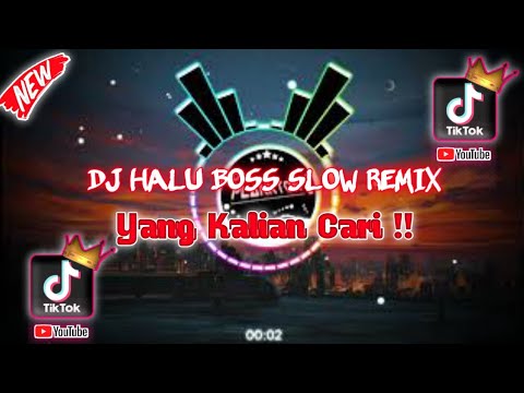DJ HALU BOSS SLOW🎶 VIRAL TERBARU 2021 || DJ PLANKTON X DJ RHYO - YouTube