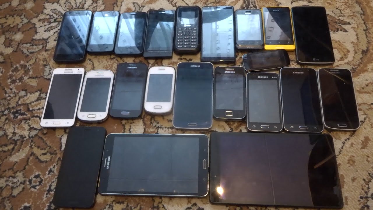 My Android smartphones collection - YouTube