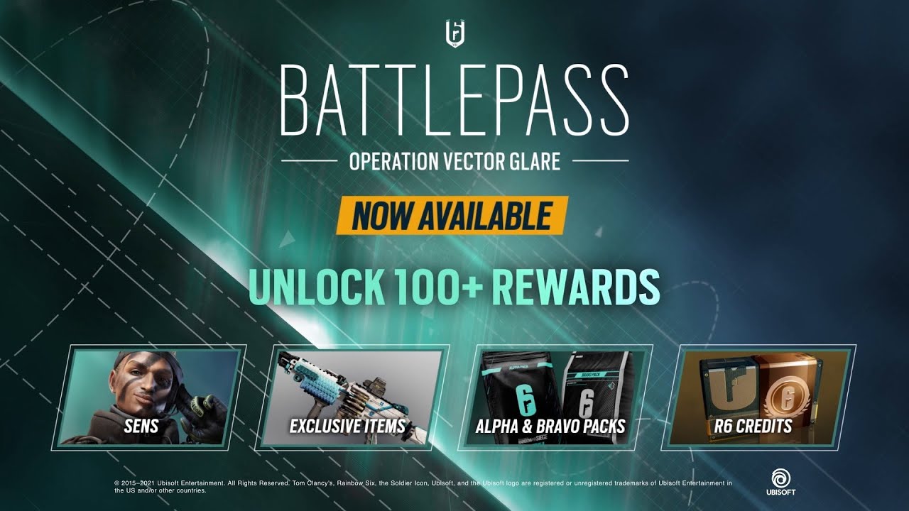 TRAILER DU BATTLE PASS R6 VECTOR GLARE - YouTube