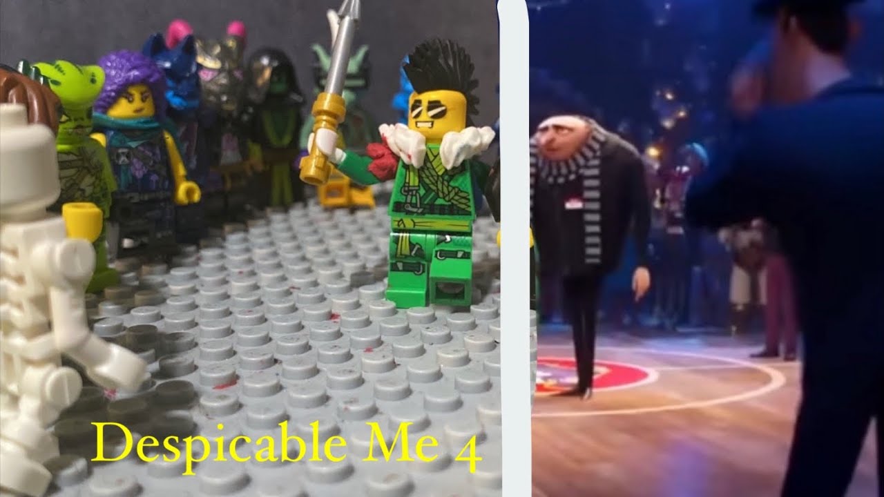 Despicable Me 4 / Gruser The Loser scene recreation in LEGO! - YouTube
