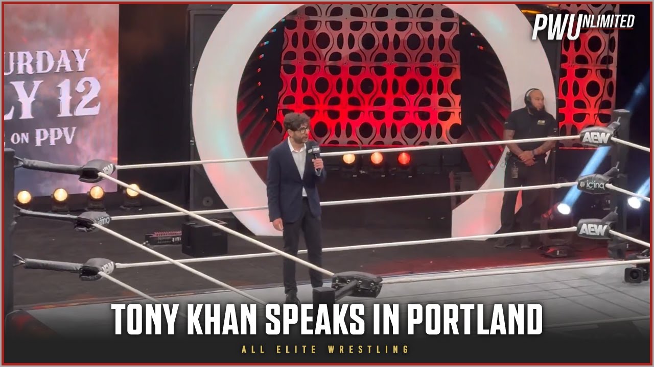Tony Khan Speaks To The Crowd In Portland After Summer Blockbuster ...