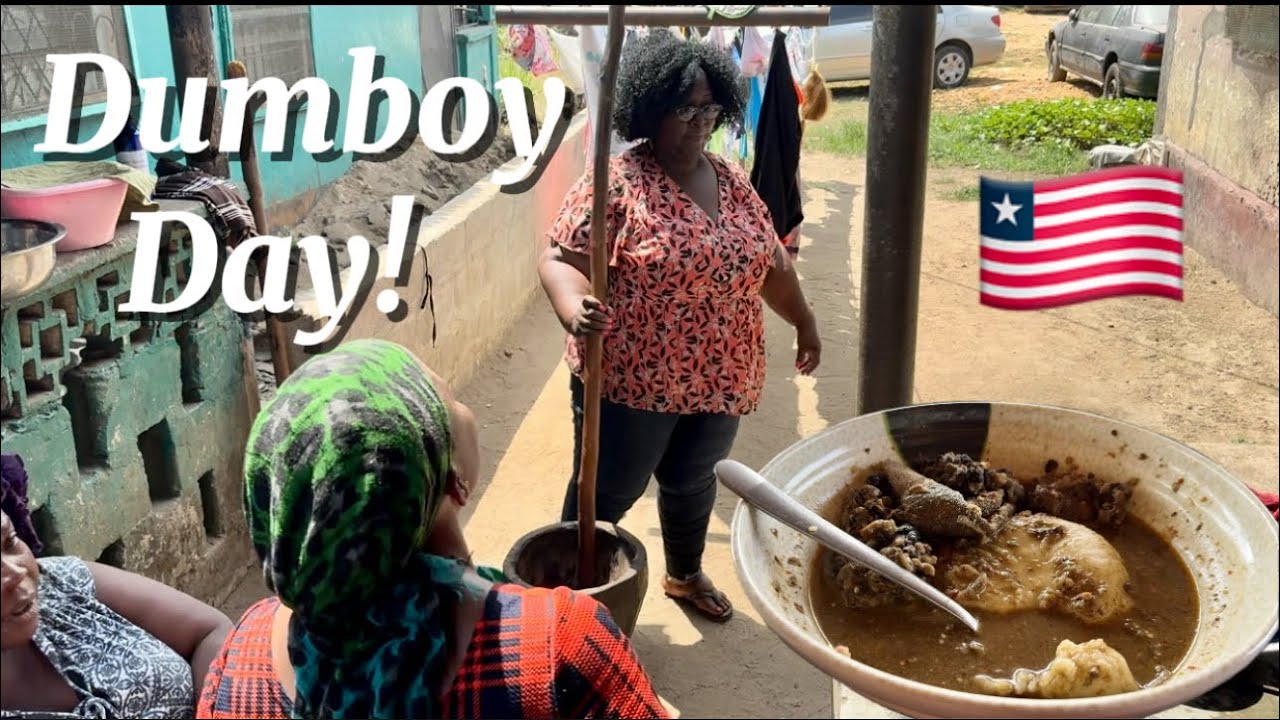 Liberia 🇱🇷2024 | Making Dumboy and GB in Liberia | Liberian Food ...