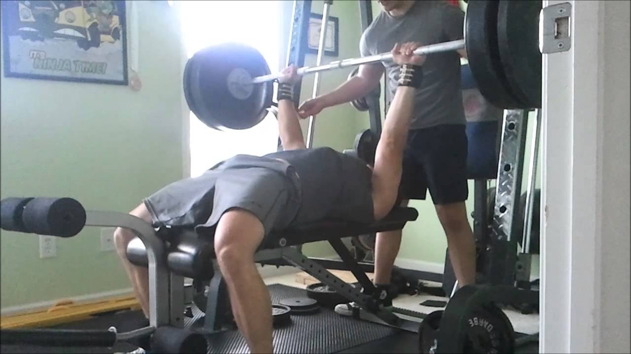 Bench Press Progress 275x9 RAW @ 170 lbs - YouTube