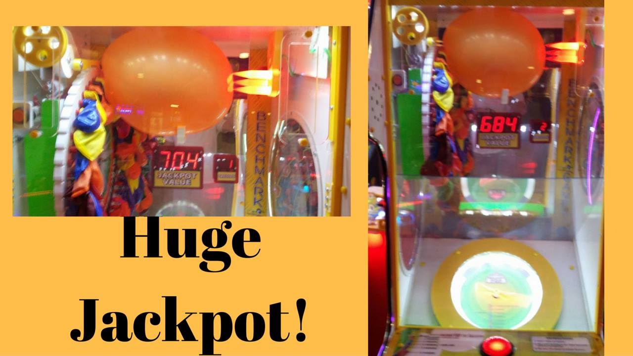 Pop It For Gold Huge Jackpot! Popping A Balloon For Tickets. - YouTube