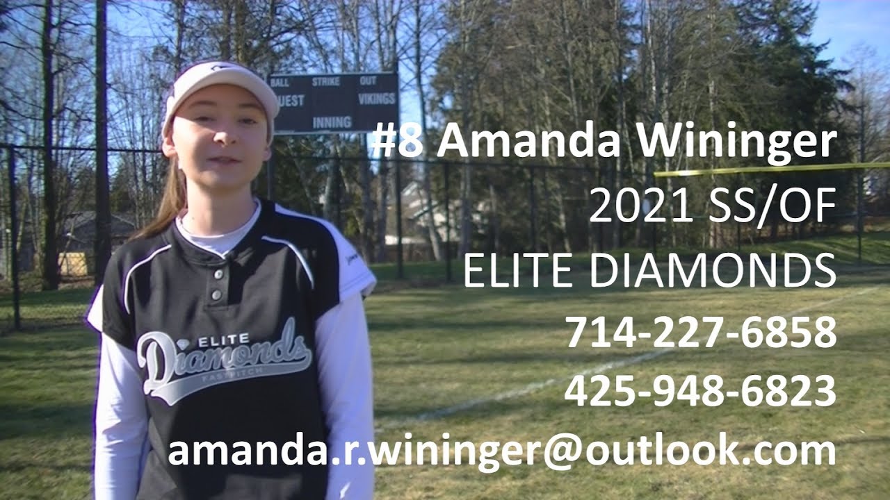 Amanda Wininger Softball Skills Video - YouTube