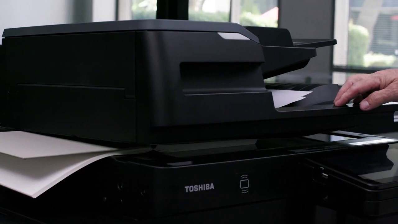 Toshiba MFP - e-BRIDGE Next - How to movie - 1 Job build - YouTube