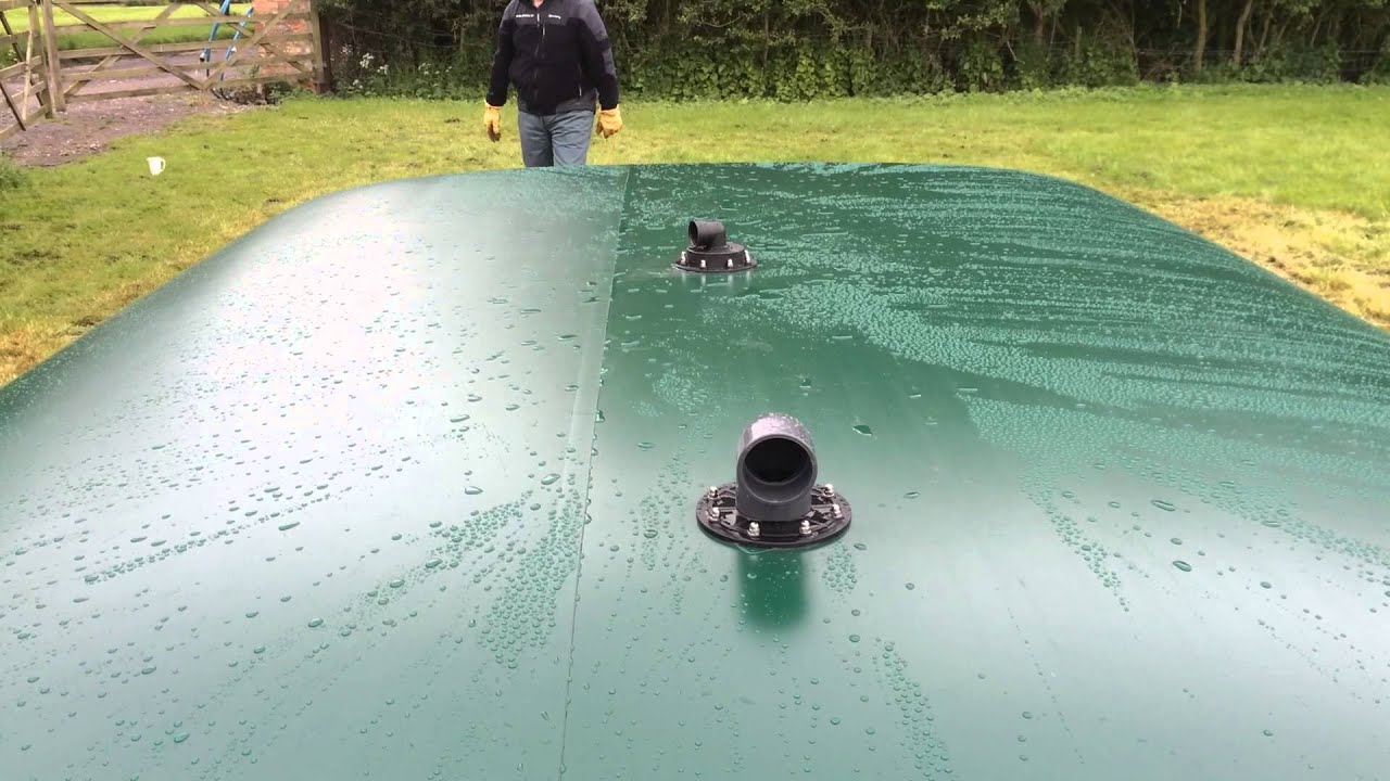 Slurry bag full of liquid - YouTube