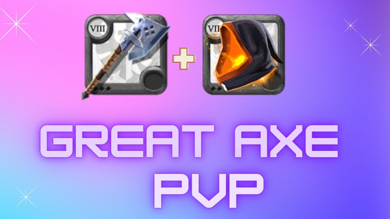 Albion online !! Great axe pvp - YouTube