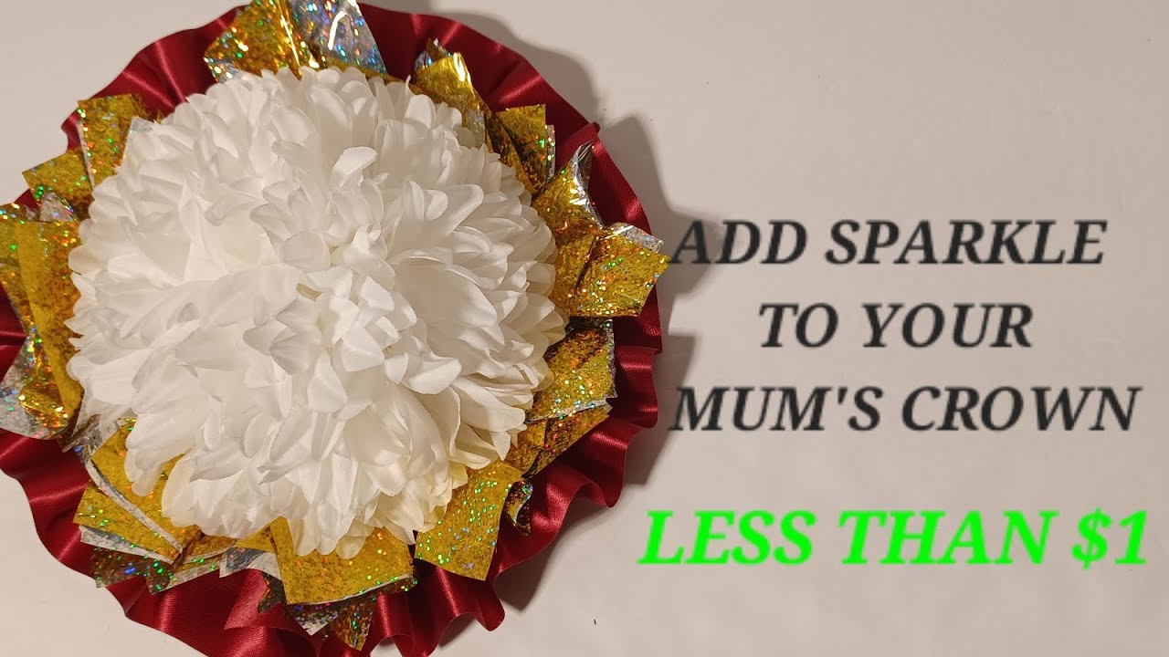 DIY//HOMECOMING//MUM CROWN//TUTORIAL - YouTube