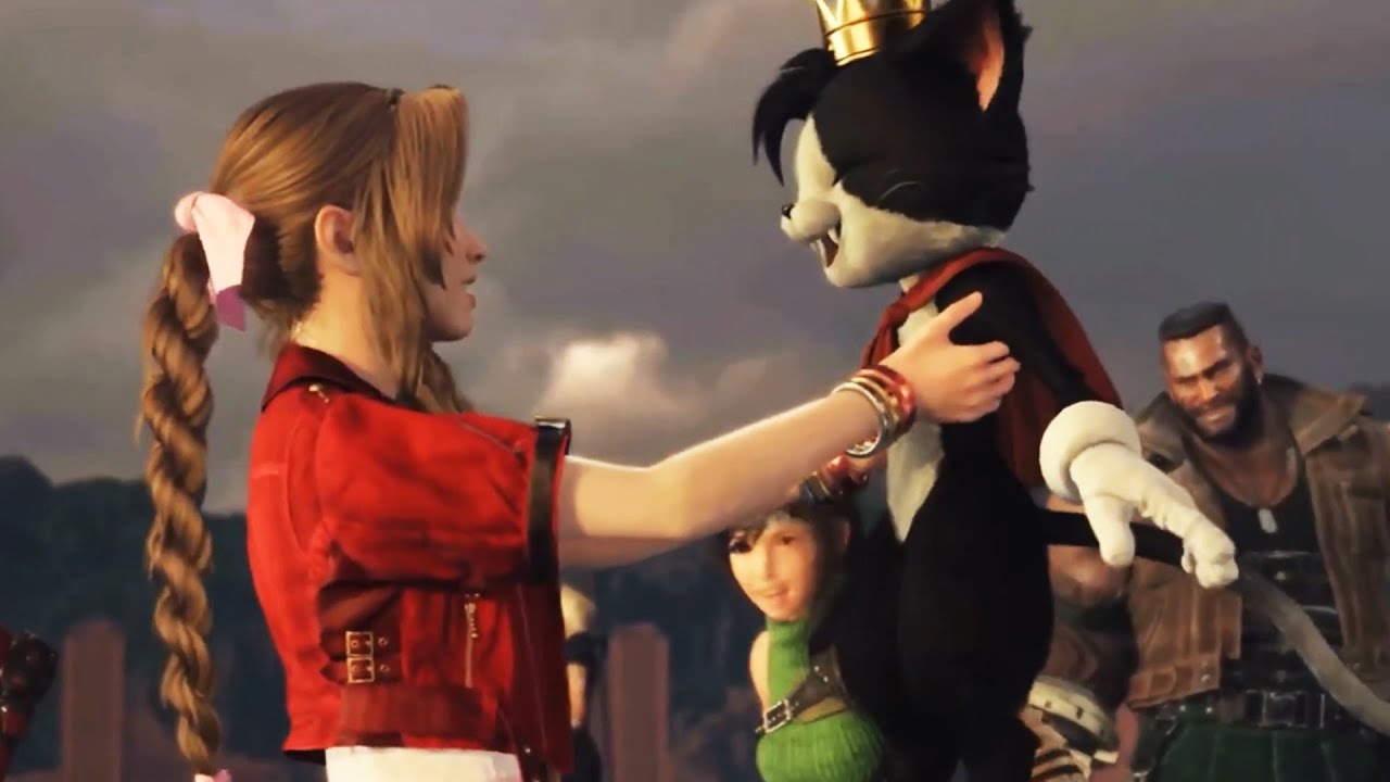 All Cait Sith Cutscenes (The Cutest Character Ever in the Game) Final ...