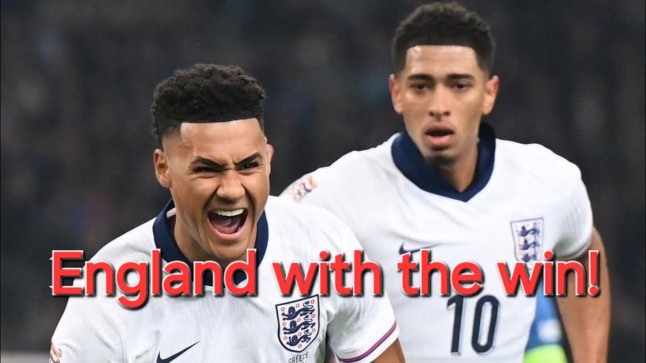 England beats Greece 3-0 - YouTube