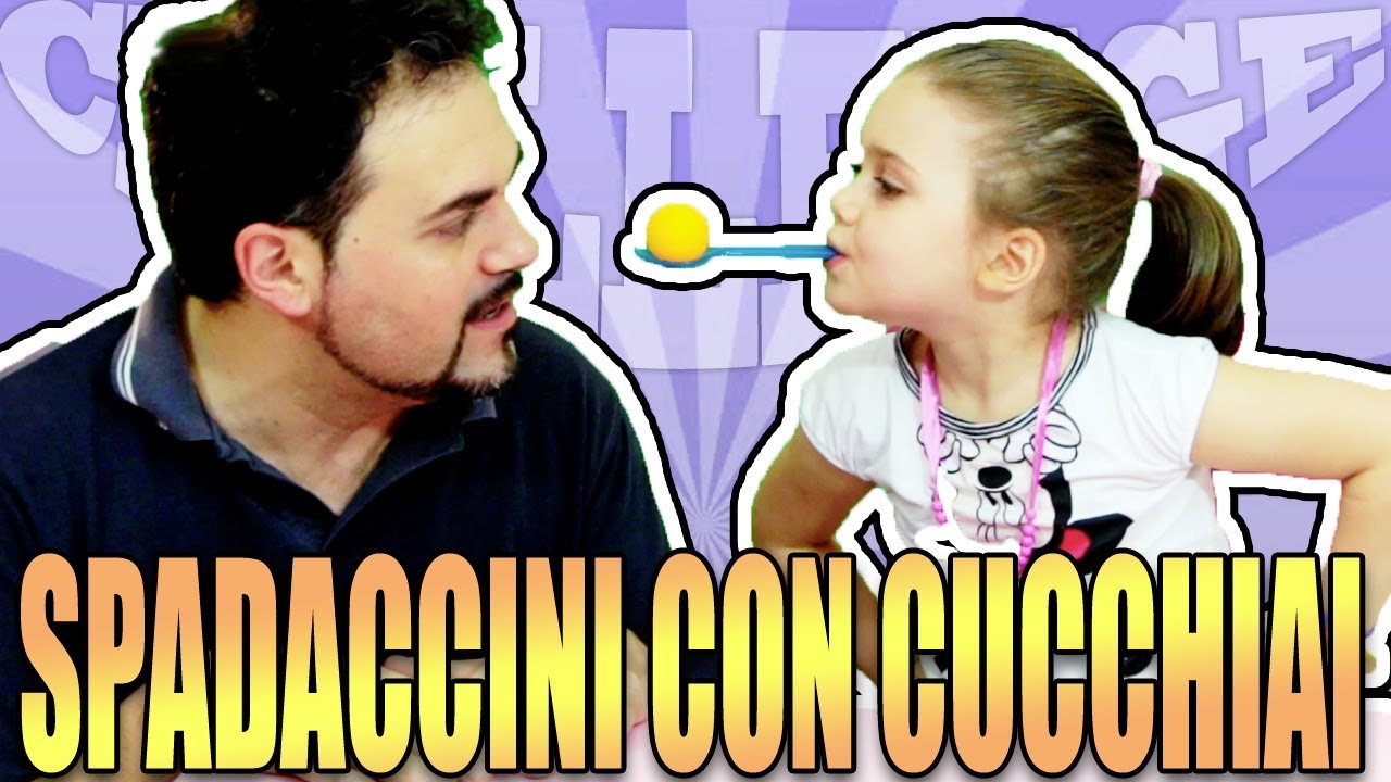 SPADACCINI CON CUCCHIAI CHALLENGE Esclusiva!!! - YouTube
