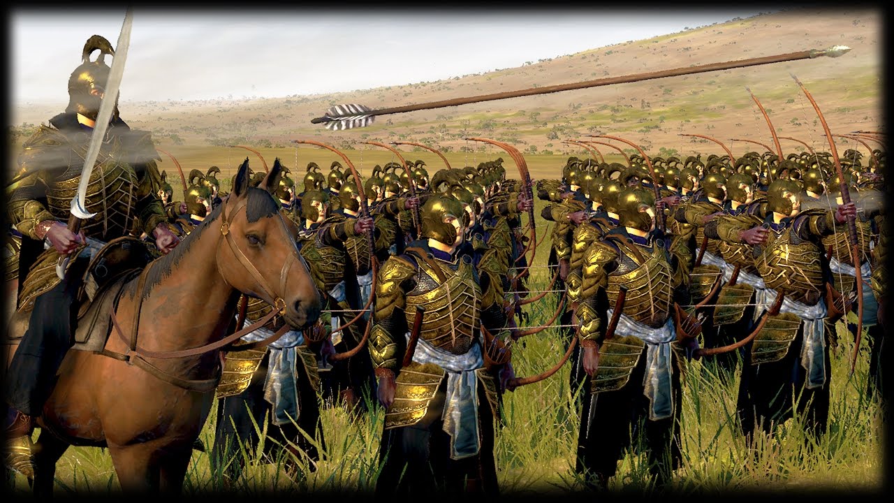 THE ELVES OF LINDON! Lord Of The Rings Total War Unit Pack Mod Gameplay ...