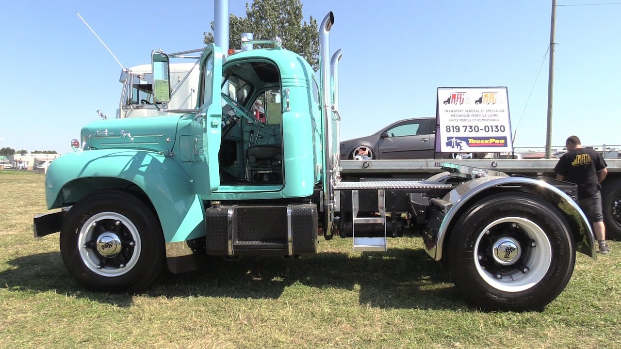 Amazing Vintage Truck ! 1958 Mack B51 Thermodyne - YouTube