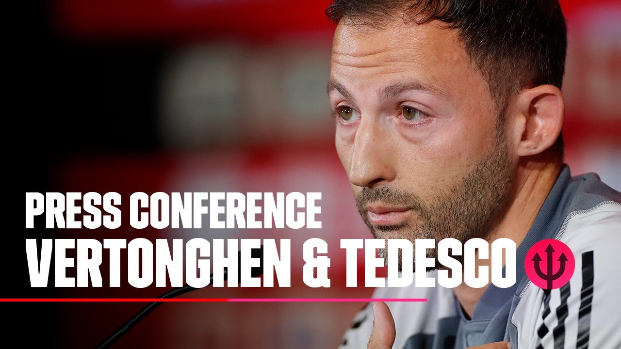 RED DEVILS | Press conference Domenico Tedesco & Jan Vertonghen - YouTube