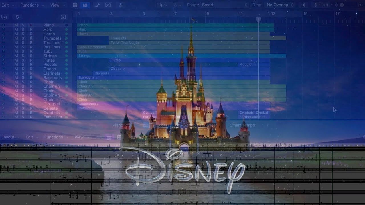 Disney Opening Theme - "When You Wish Upon a Star" (Logic Pro) - YouTube