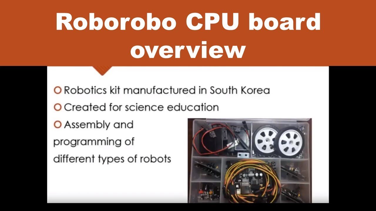 Roborobo CPU board overview - YouTube