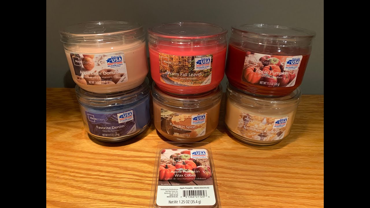 Walmart Fall Candle Haul | 2020 - YouTube