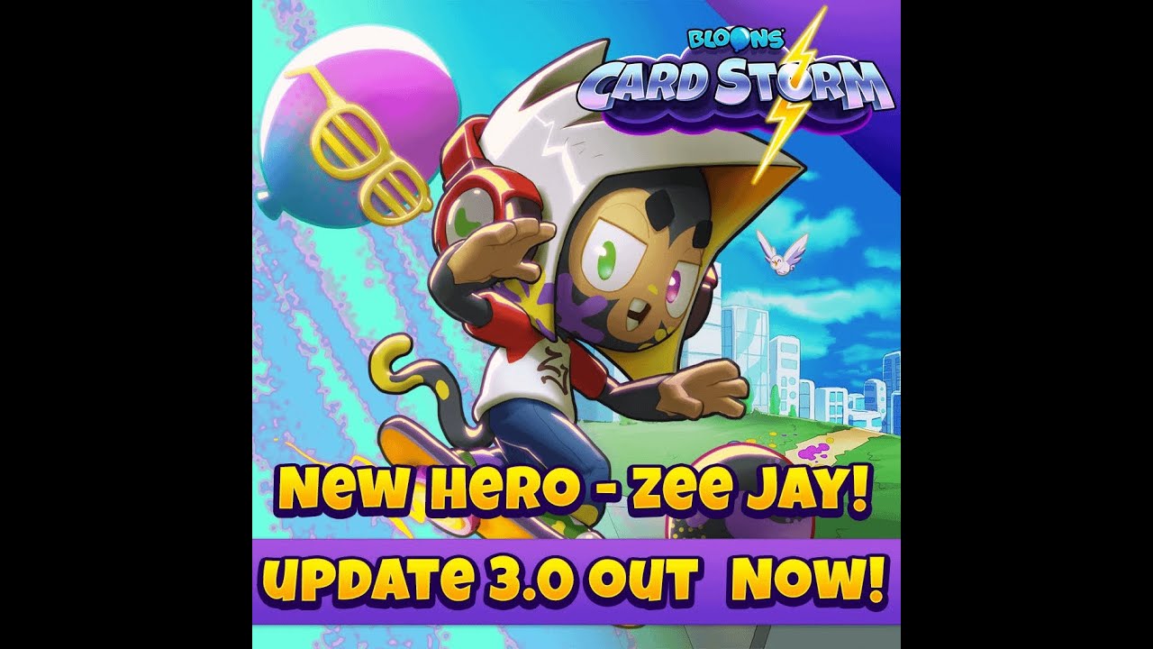 NEW Bloons Card Storm 3.0 Update! Season 2, Zee Jay, New Cards, and More! - YouTube