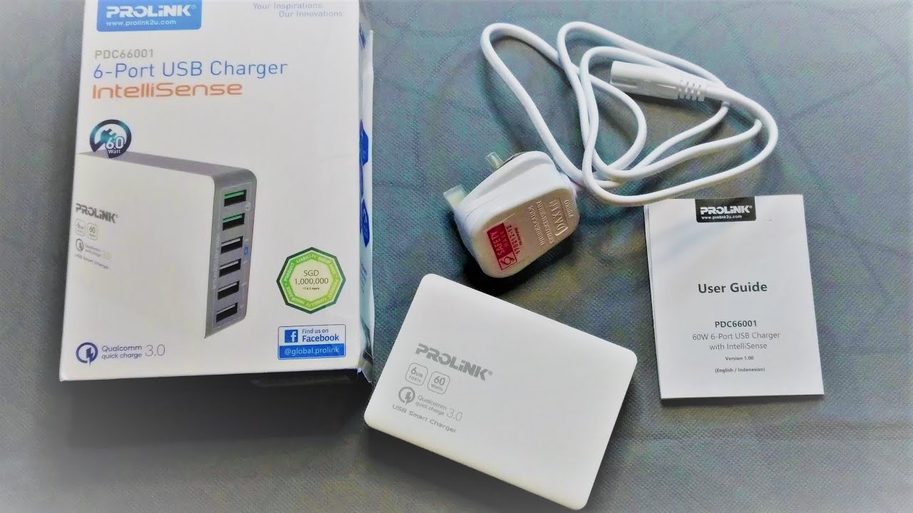 CHARGING ALL YOUR DEVICES SIMULTANEOUSLY | 6-PORT USB SMART CHARGER BY ...