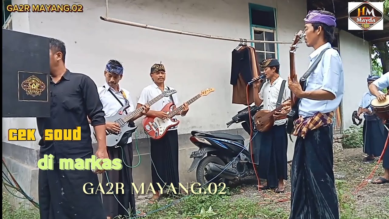 GA2R MAYANG.02 cek sound sebelum berangkat ke desa mengkudu.(Official ...