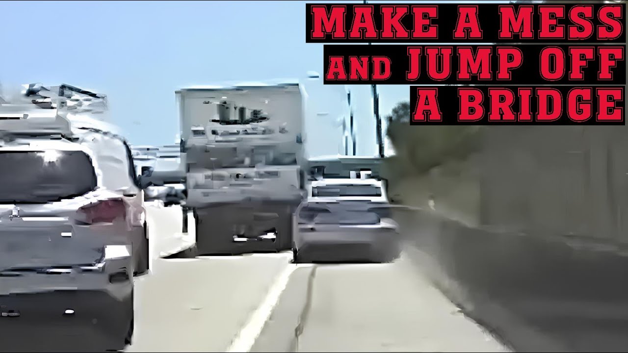 Make a MESS & Jump OFF a BRIDGE. Epic Police Chases. - YouTube