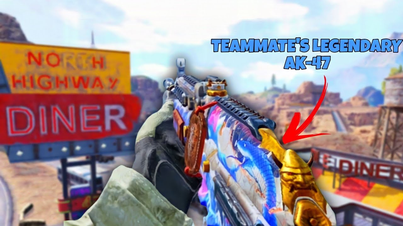 TEAMMATE'S LEGENDARY AK-47 | COD MOBILE - YouTube