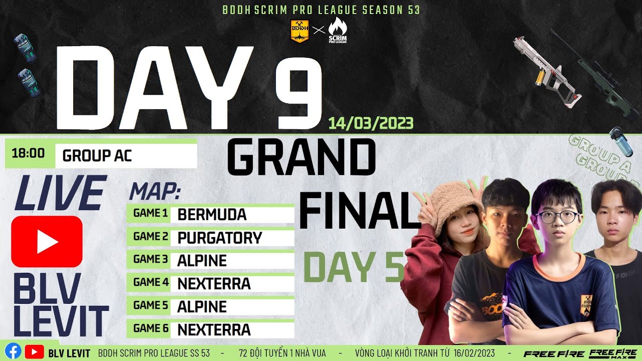 🔴 [BDDH SPL53] - TRỰC TIẾP NGÀY 9 GRAND FINAL DAY 5 NHÓM ĐẤU AC | BDDH ...