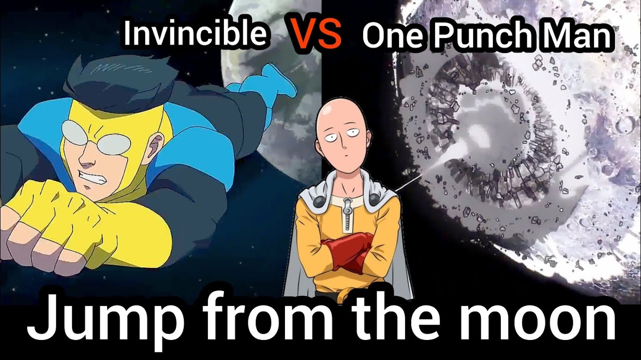Invincible vs One Punch Man - Jump From The Moon - YouTube