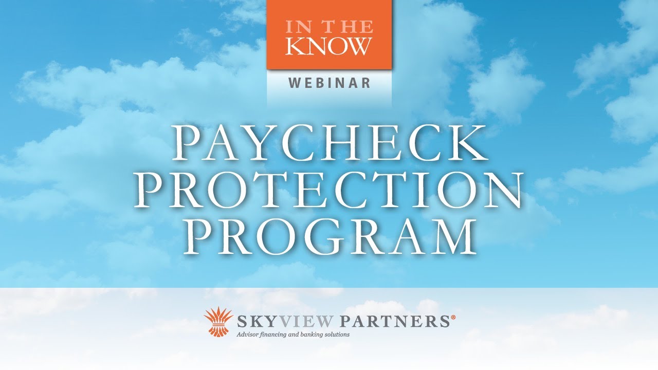 The CARES Act & Paycheck Protection Program (PPP) for the Wealth ...