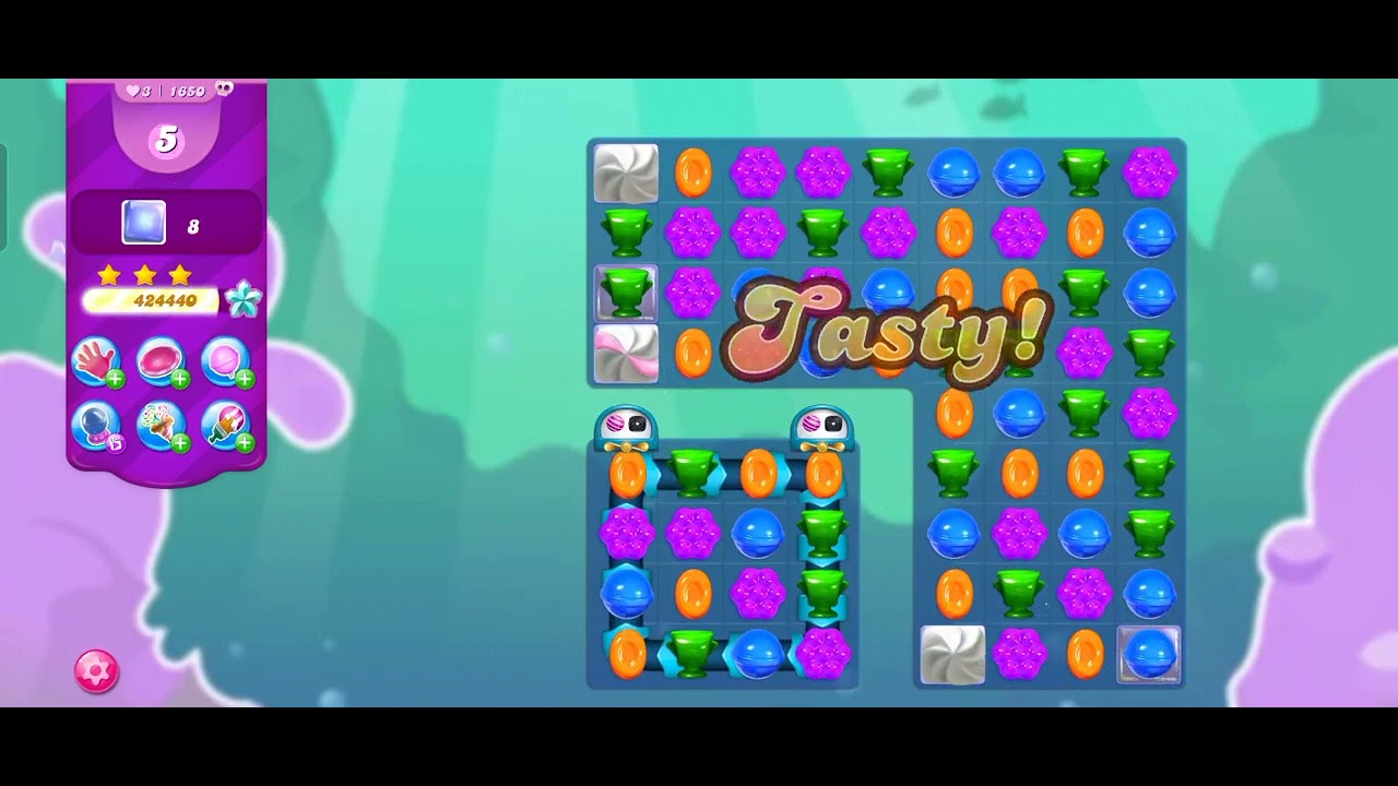 candy crush level 1650 - YouTube