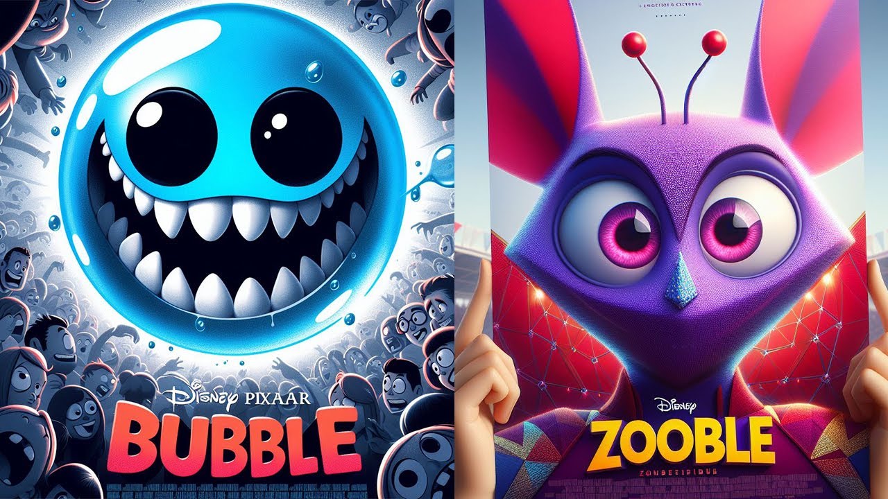 AI Pixar Movie Posters for The Amazing Digital Circus (ai being wild) 💀 ...